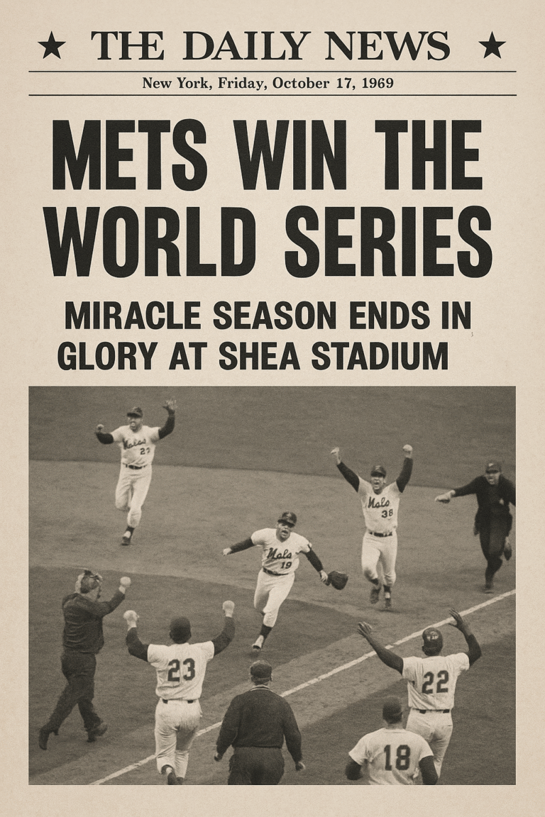 The 1969 Miracle Mets: From Underdogs to World Series Champions